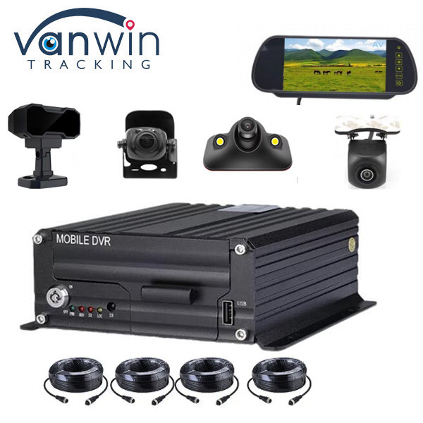 8CH 4CH 4G GPS ADAS DMS 2TB HDD SD 모바일 DVR 키트 AI MDVR GPS 추적 시스템 택시 MDVR